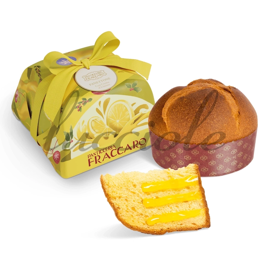 Włoska baba 'Panettone z Likierem Limoncello' od Pasticceria Fraccaro ...